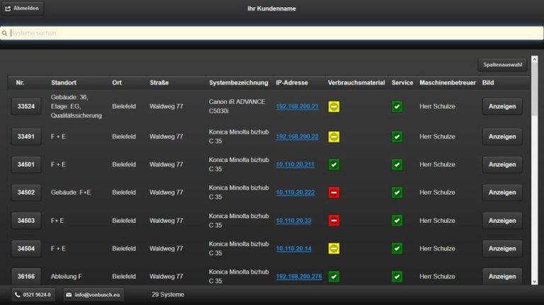 Customer Board - BMK Office Service GmbH & Co. KG